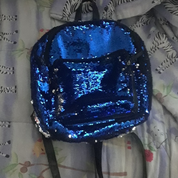Bags | A Mini Shiny Backpack | Poshmark